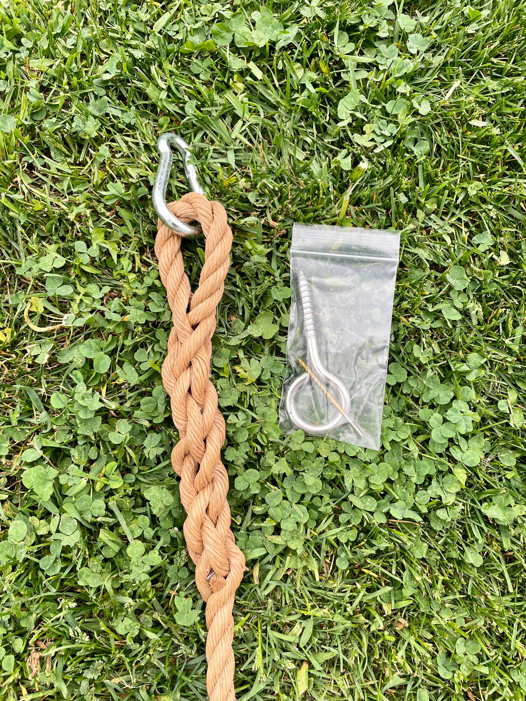 Tree Swing w/knotted climbing rope and hanging hardware – The Original ...
